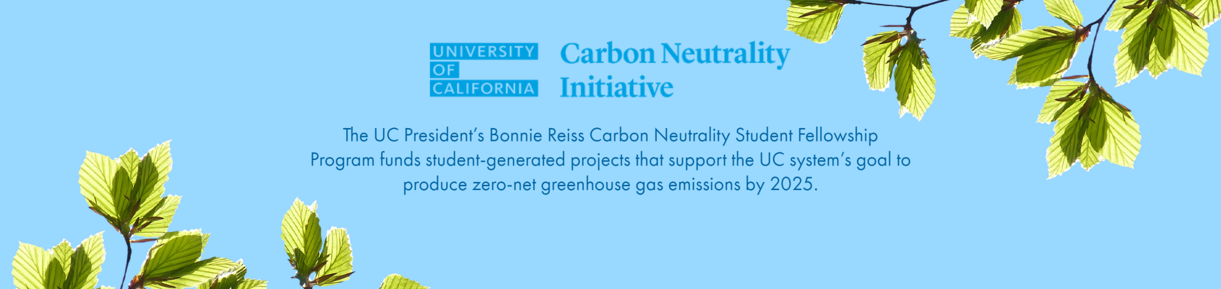 Carbon Neutrality Initiative Fellowship (CNI) | Office of Sustainability