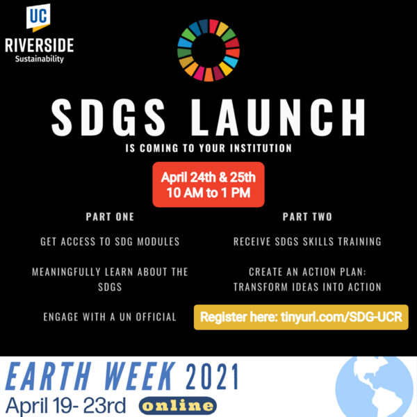 SDG Launch Flyer | Office of Sustainability